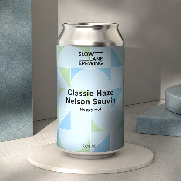 Classic Haze Nelson Sauvin - Hoppy Hef 7% – Slow Lane Brewing