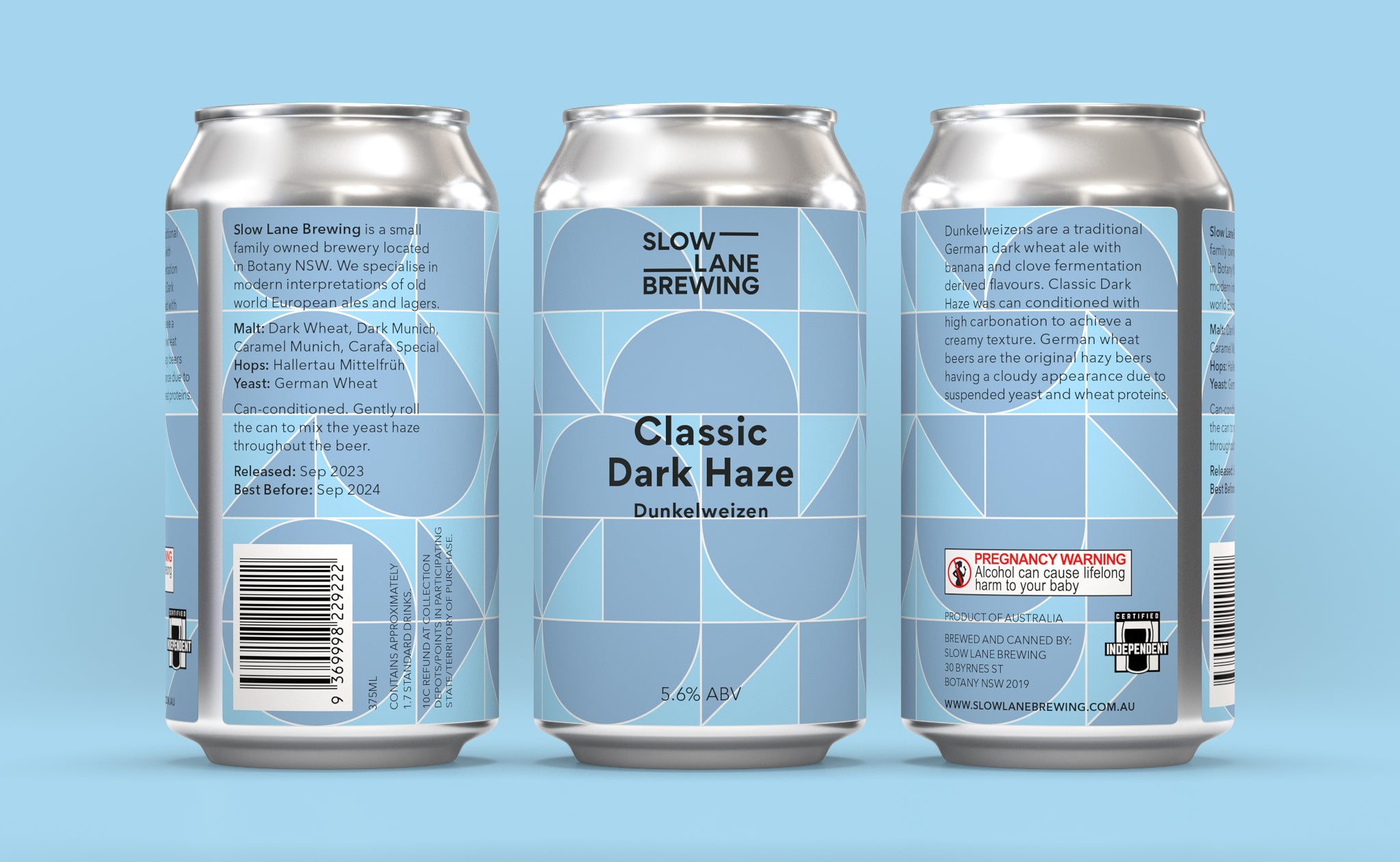 Classic Dark Haze - Dunkelweizen 5.6% – Slow Lane Brewing