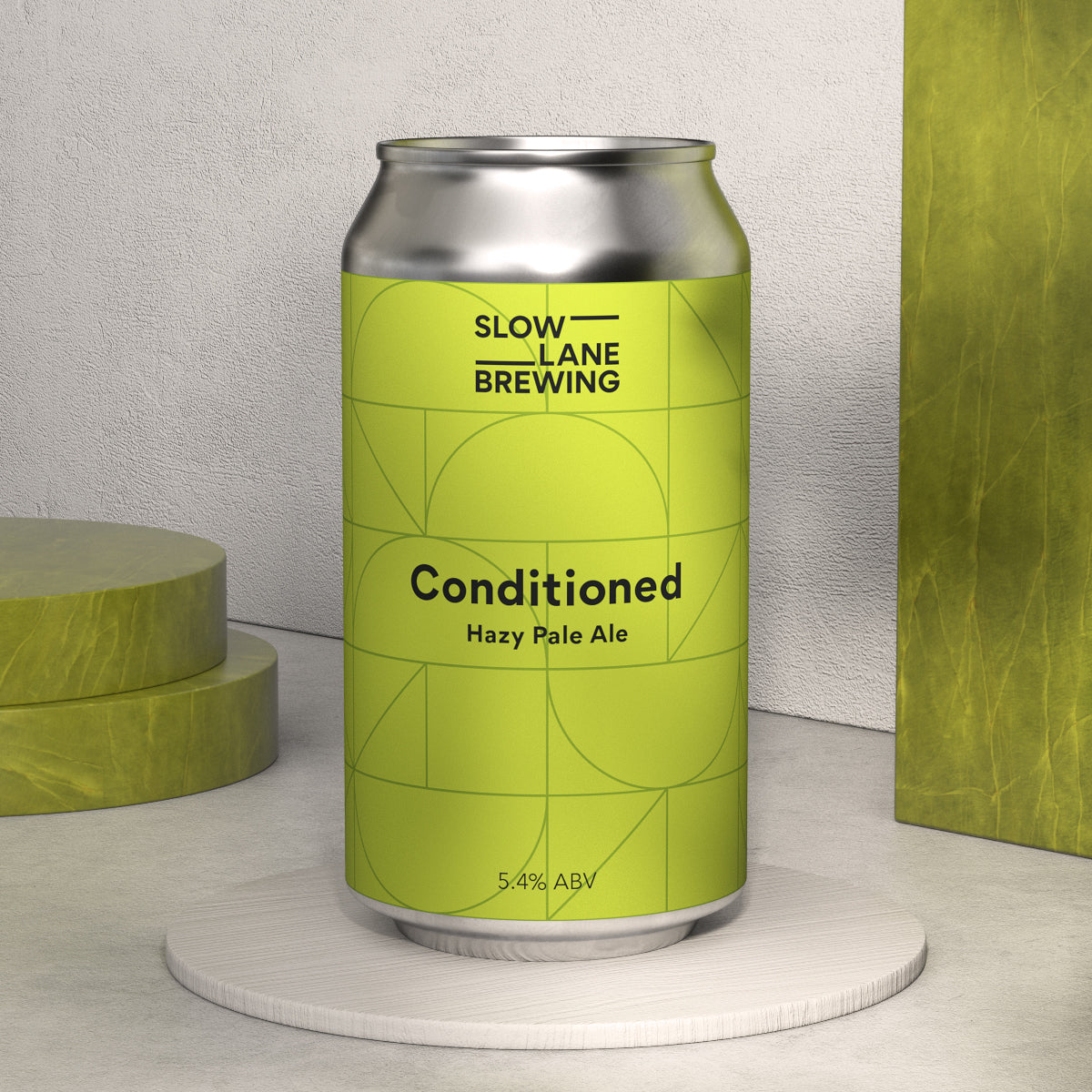 Conditioned - Hazy Pale Ale 5.4% – Slow Lane Brewing