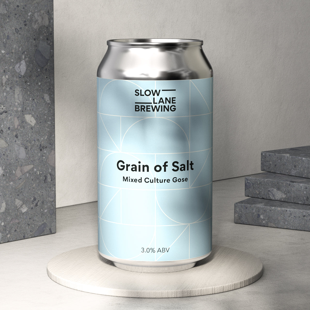 Grain of Salt - Mixed Culture Gose 3% – Slow Lane Brewing