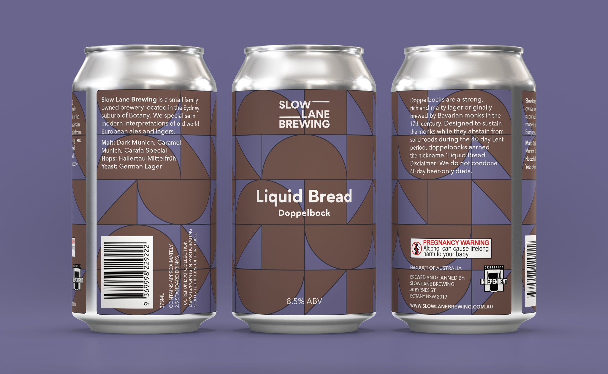Liquid Bread - Doppelbock 8.5% – Slow Lane Brewing