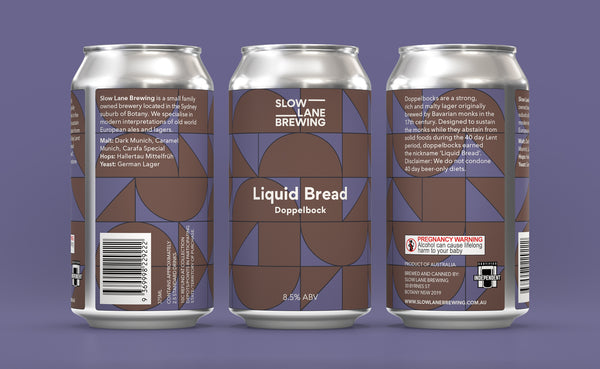 Liquid Bread - Doppelbock 8.5% – Slow Lane Brewing