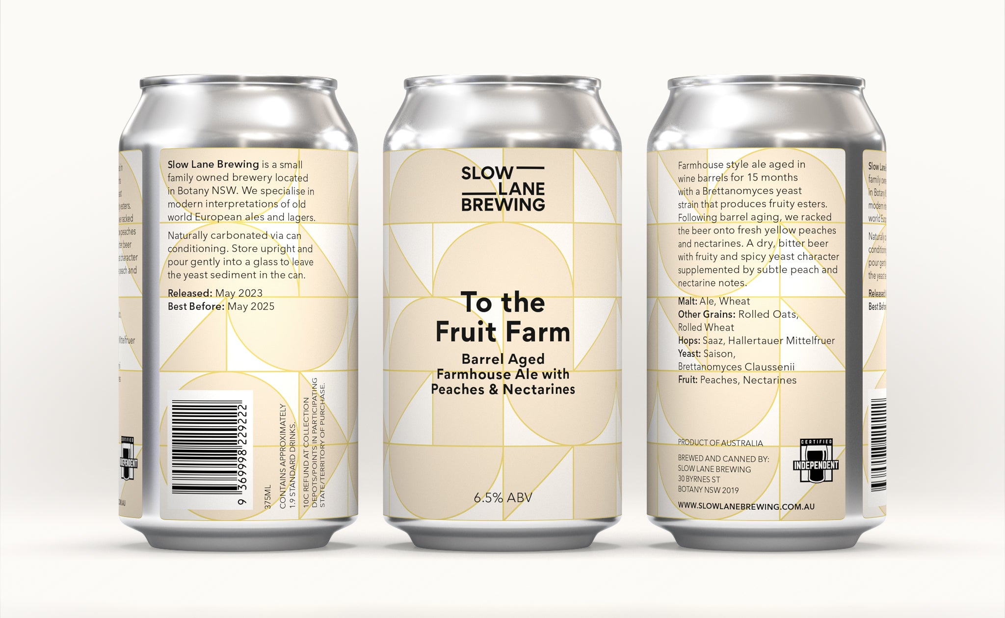 To the Fruit Farm - Barrel Aged Farmhouse Ale with Peaches & Nectarine ...