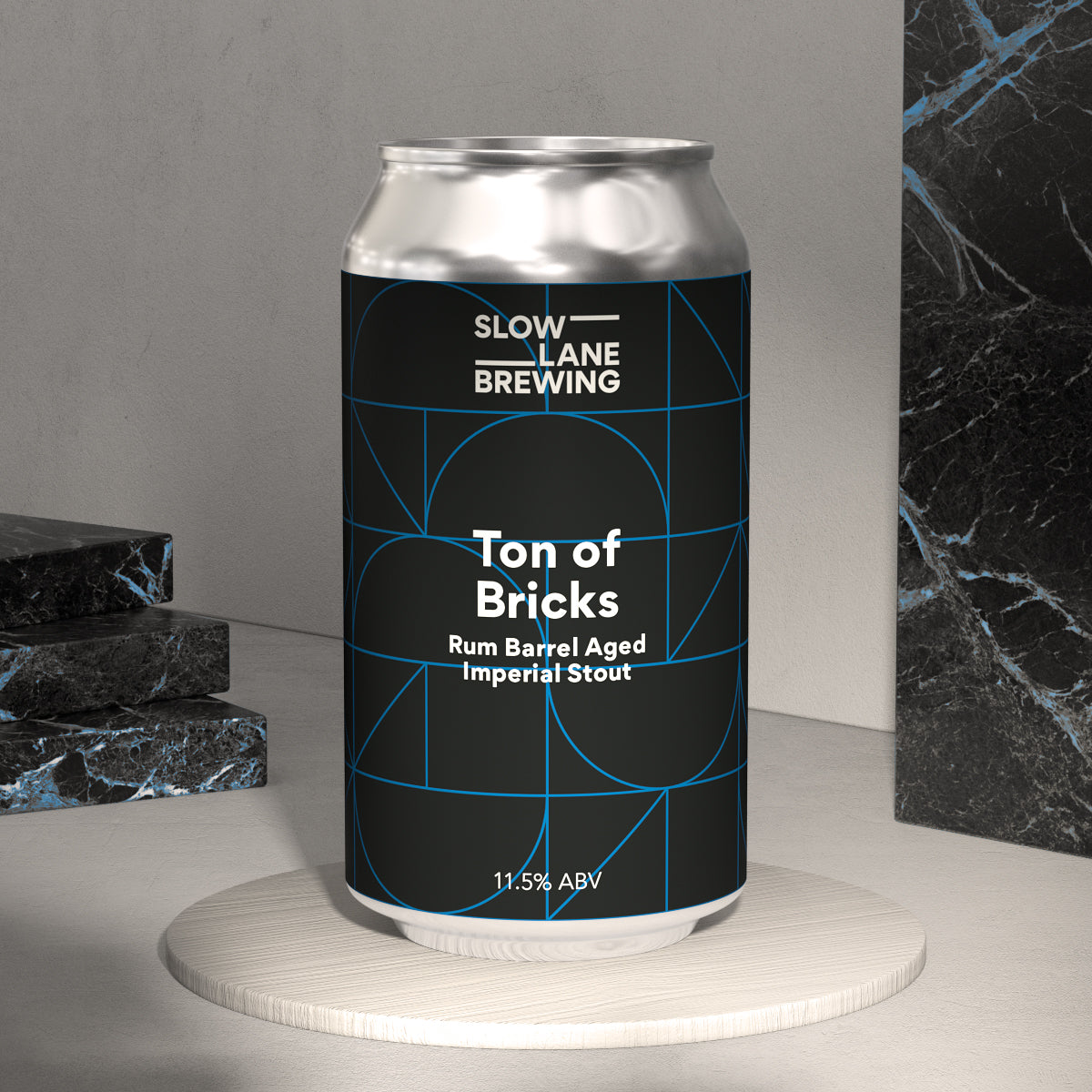 Ton of Bricks - Rum Barrel Aged Imperial Stout 11.5% – Slow Lane Brewing