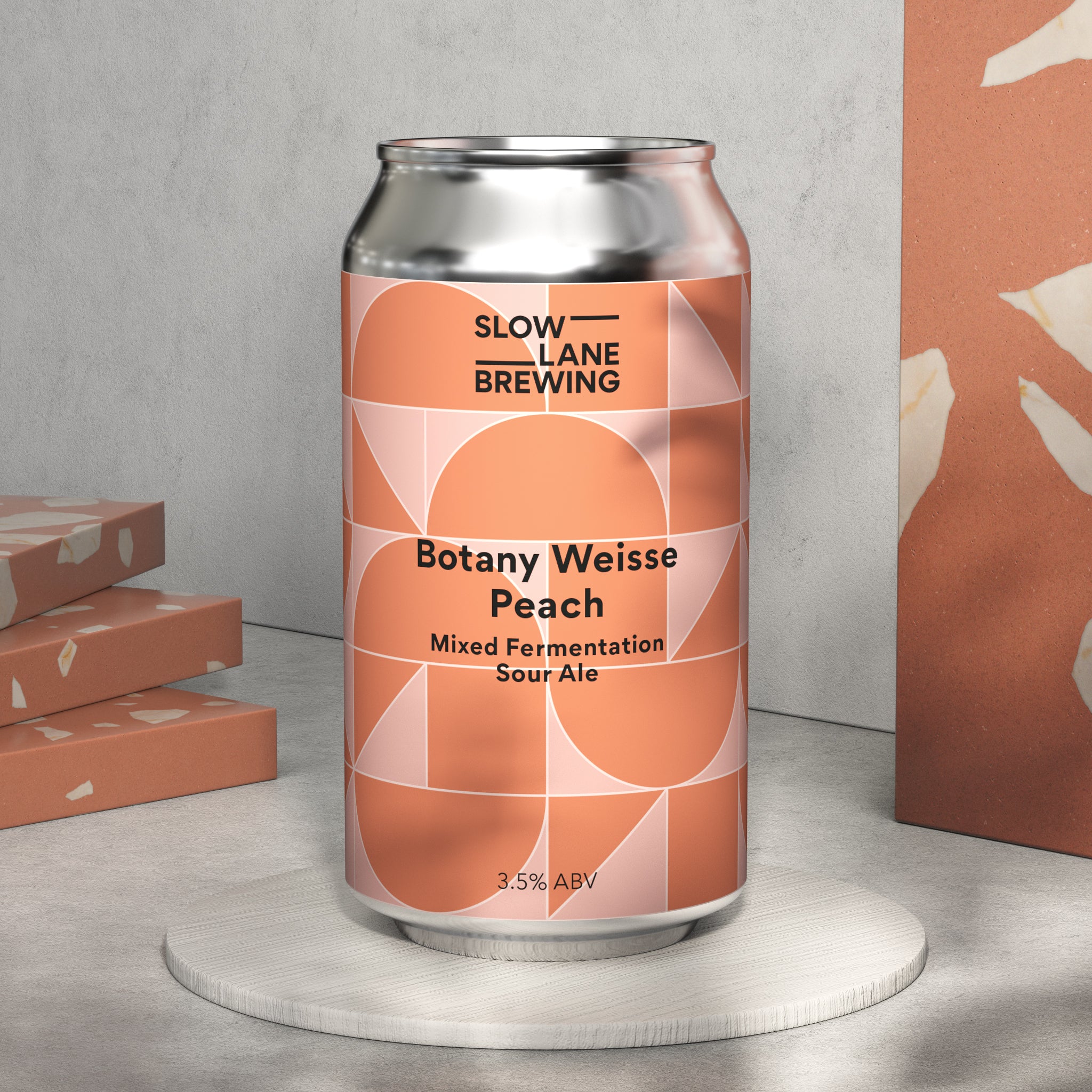 Botany Weisse Peach - Mixed Fermentation Sour Ale – Slow Lane Brewing