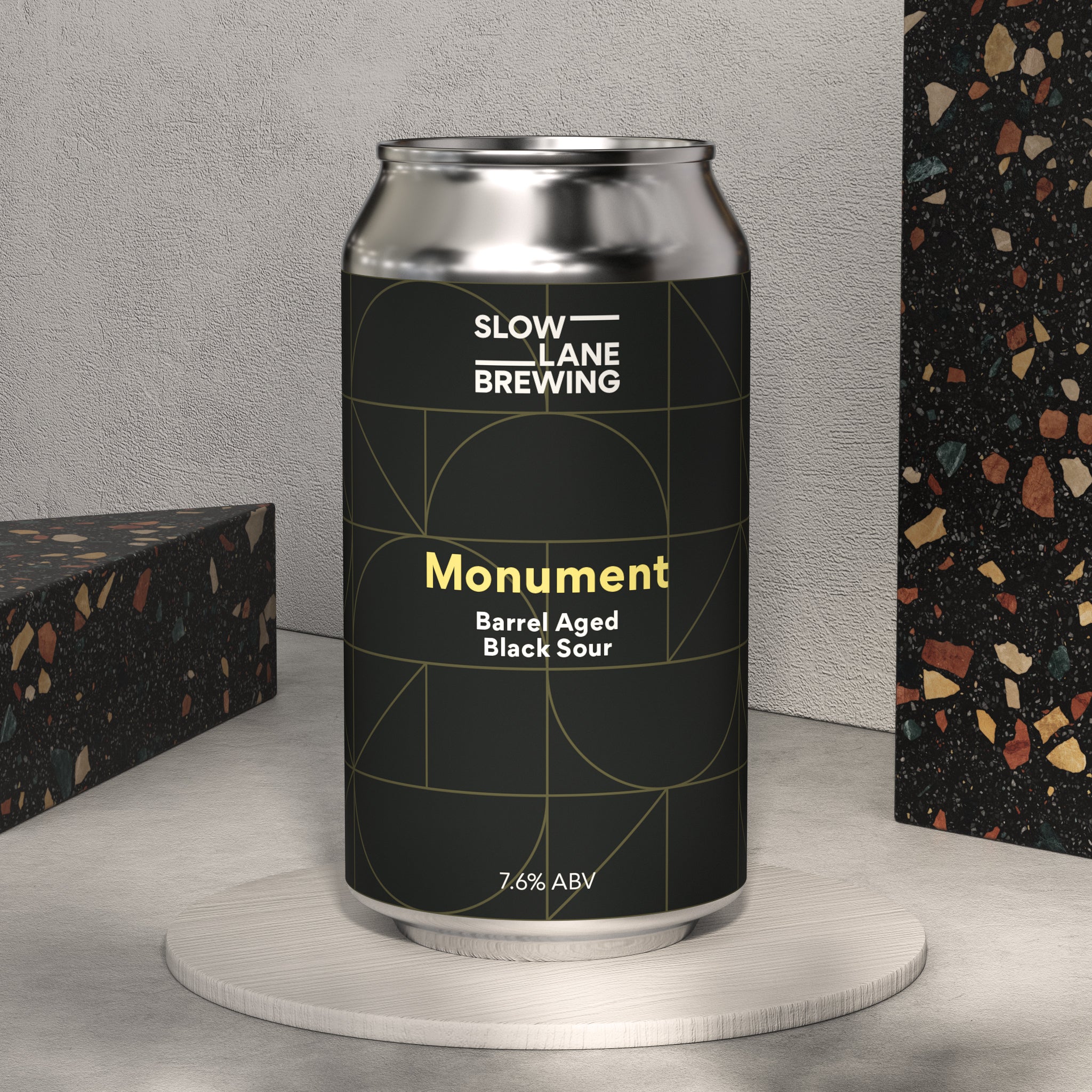 Monument - Barrel Aged Black Sour – Slow Lane Brewing